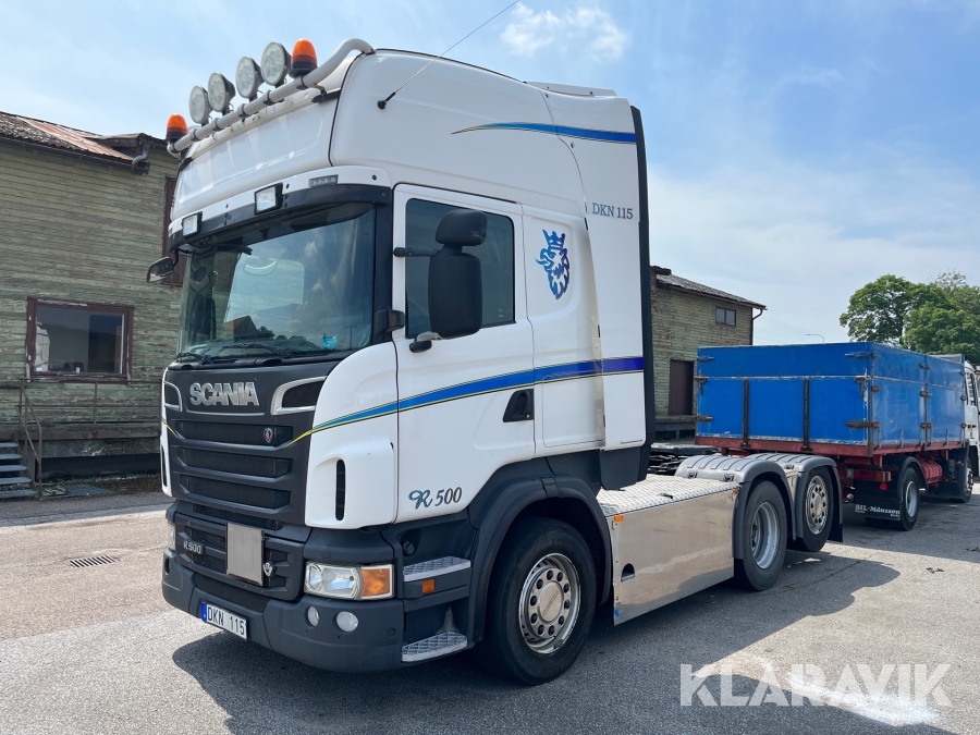 Dragbil Scania R500, Eslöv, Klaravik auktioner