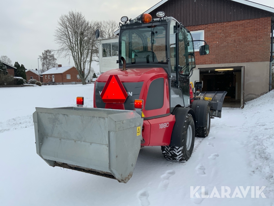 Hjullastare Weidemann 1880, Skövde, Klaravik auktioner