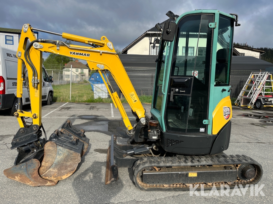 Grävmaskin Yanmar VIO20-4, Jönköping, Klaravik auktioner
