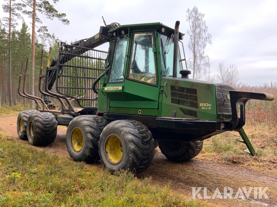 Skotare John Deere 810D, Tibro, Klaravik auktioner