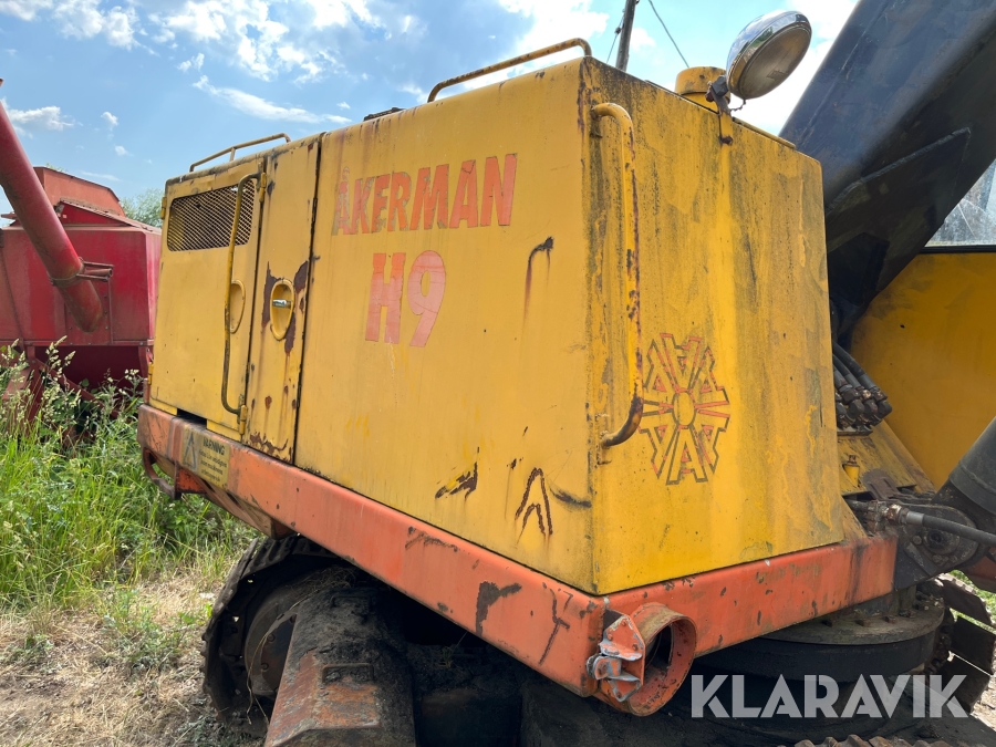 Grävmaskin Åkerman H9, Gotland, Klaravik auktioner