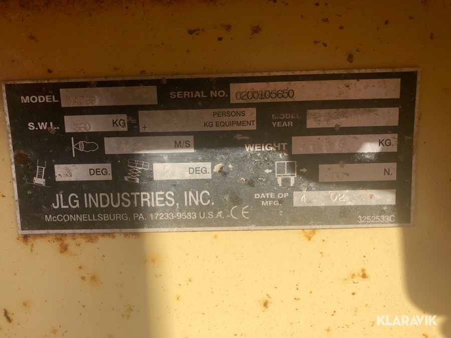 Saxlift JLG M4069