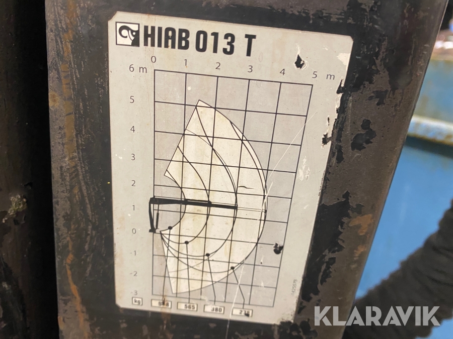 Klaravik Auktioner | Kran till pickup Hiab 013T