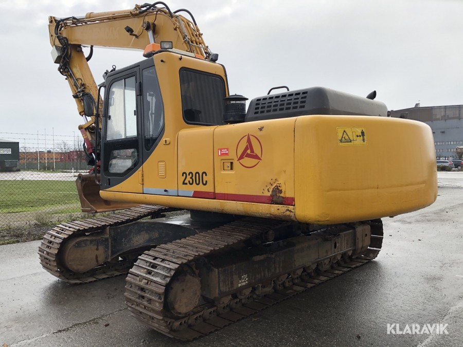 Bandgrävare Sany 230 C med tillbehör