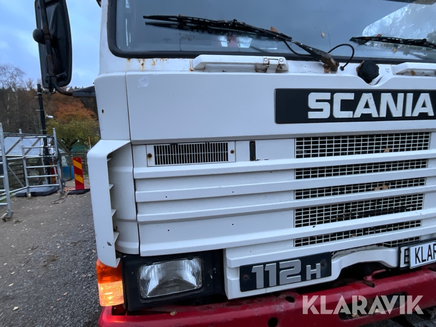Kranbil Scania P112 H, Tyresö, Klaravik auktioner