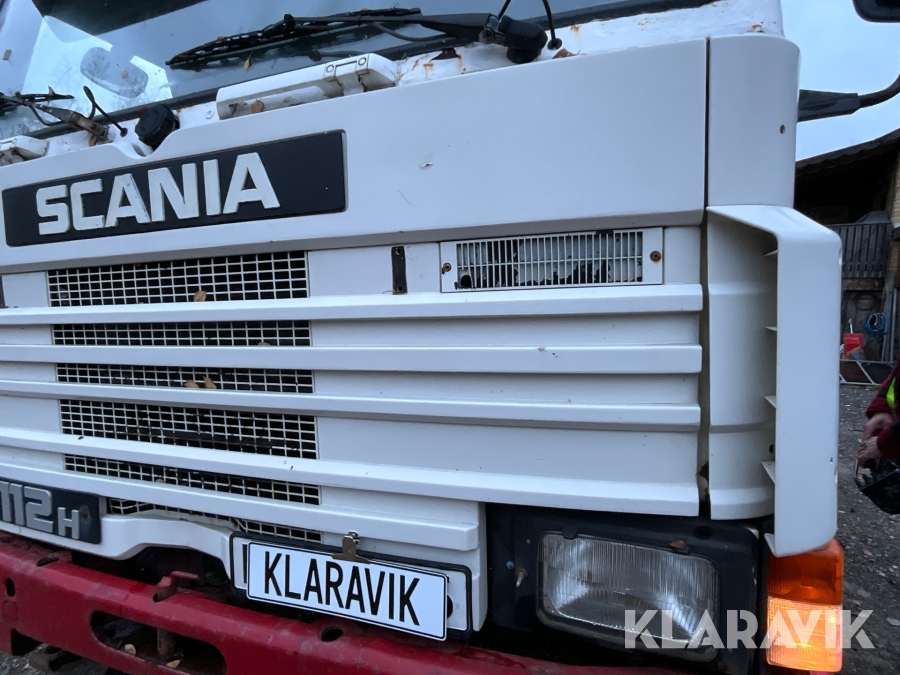 Kranbil Scania P112 H, Tyresö, Klaravik auktioner