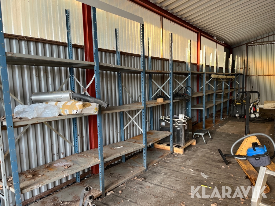 Lagerhyllor Bifab, Arboga, Klaravik auktioner