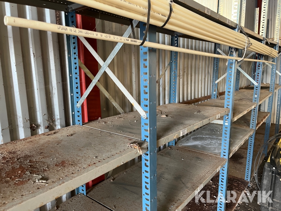 Lagerhyllor Bifab, Arboga, Klaravik auktioner