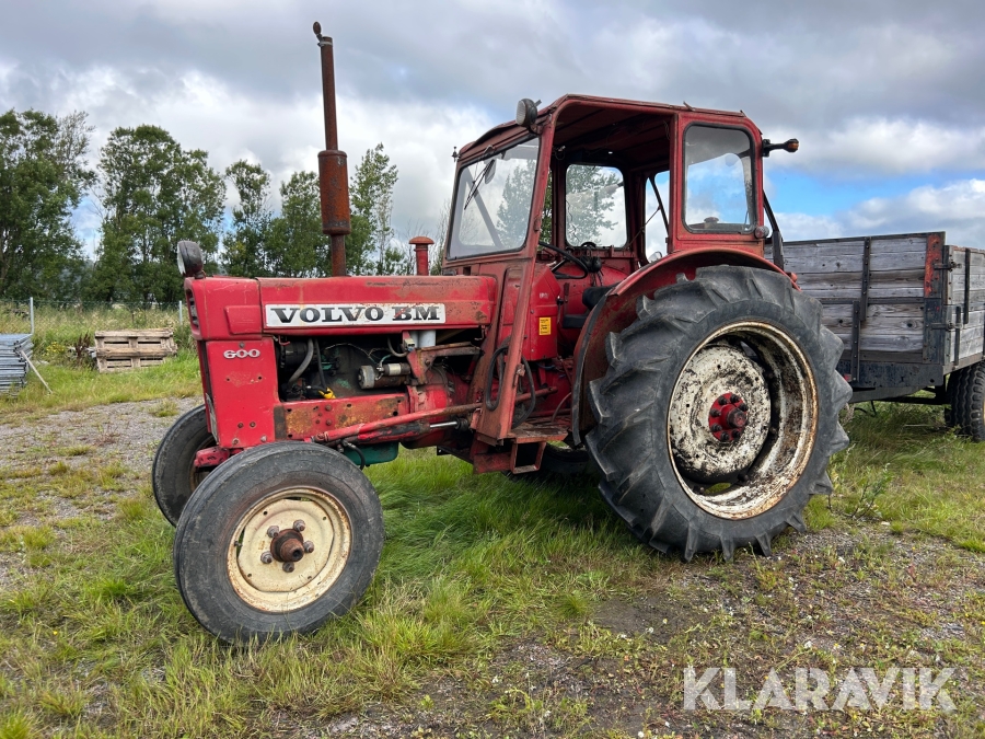 Veterantraktor Volvo BM T-600, Kungsbacka, Klaravik auktione