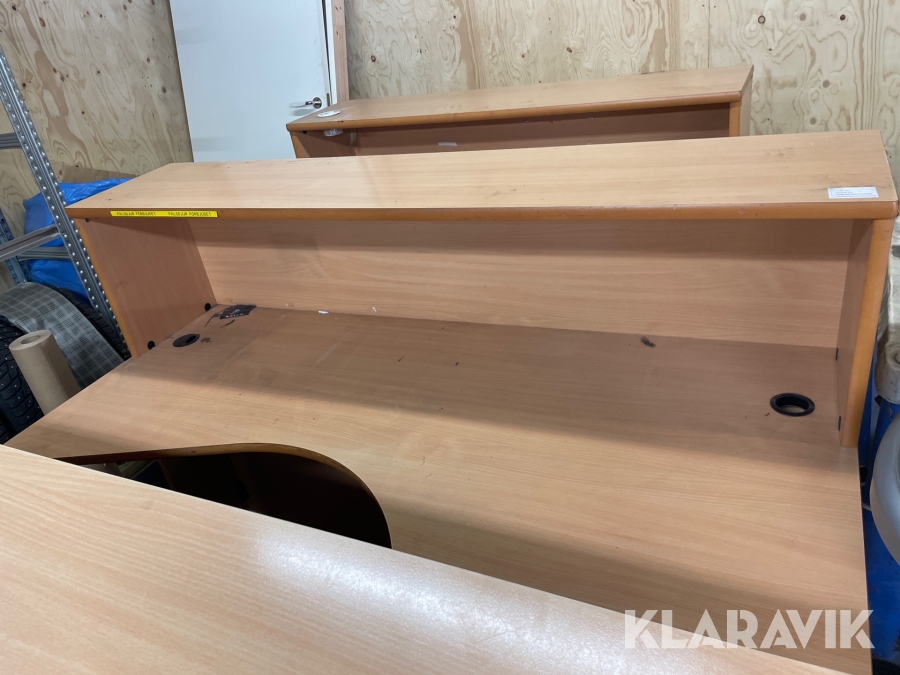 Receptionsdisk och stolar, Bengtsfors, Klaravik auktioner