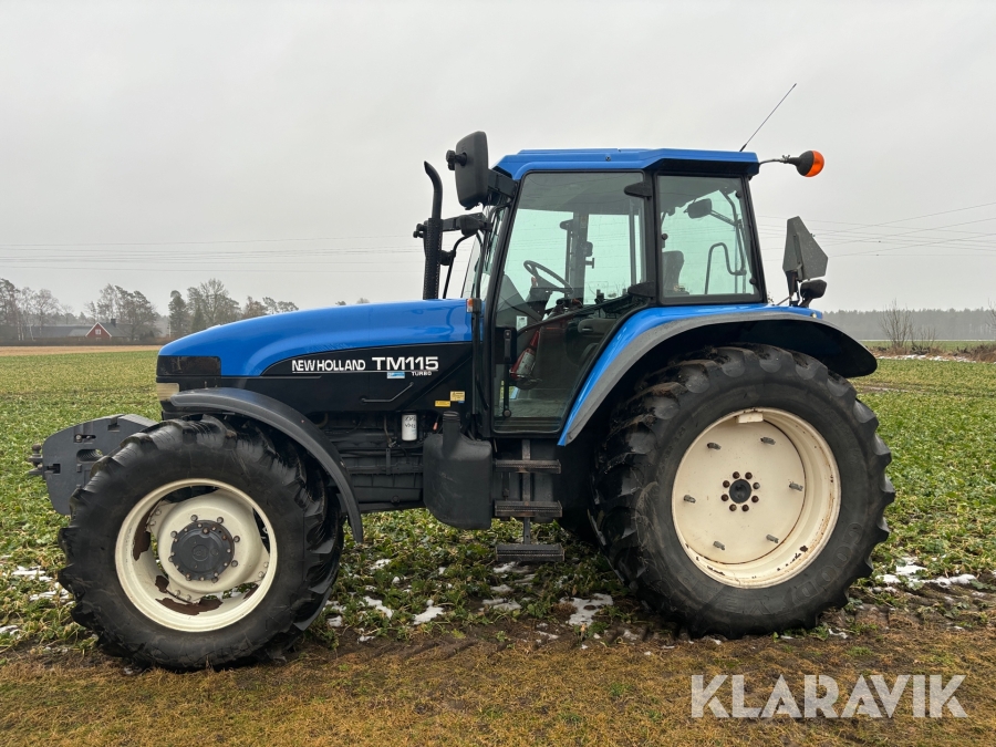 Traktor New Holland TM115, Kristianstad, Klaravik auktioner