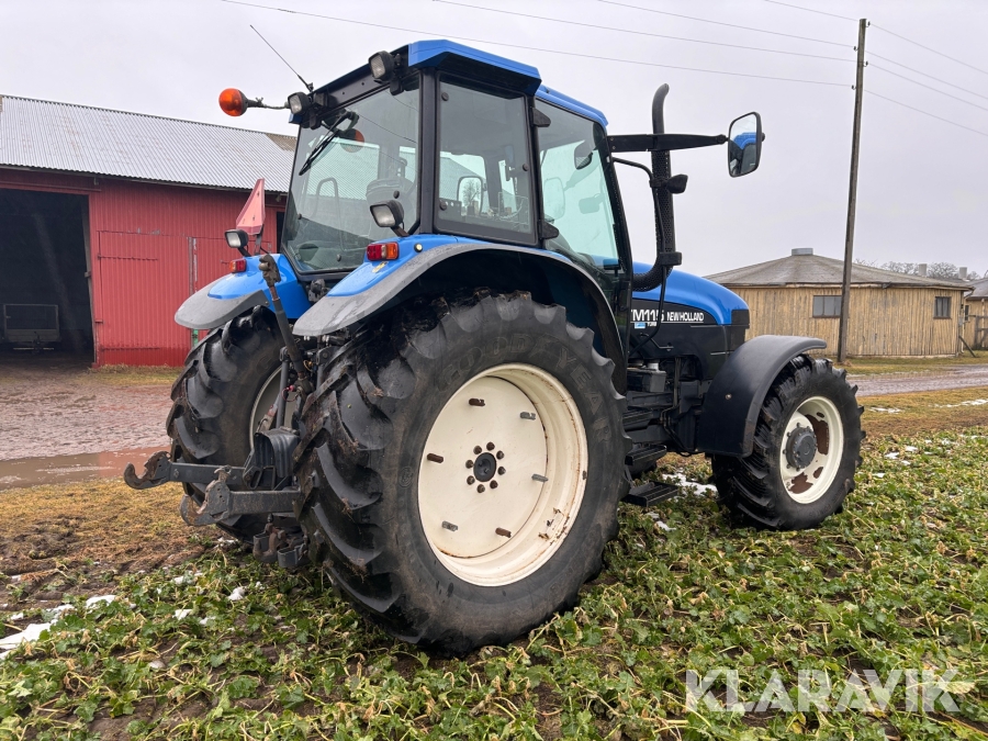 Traktor New Holland TM115, Kristianstad, Klaravik auktioner