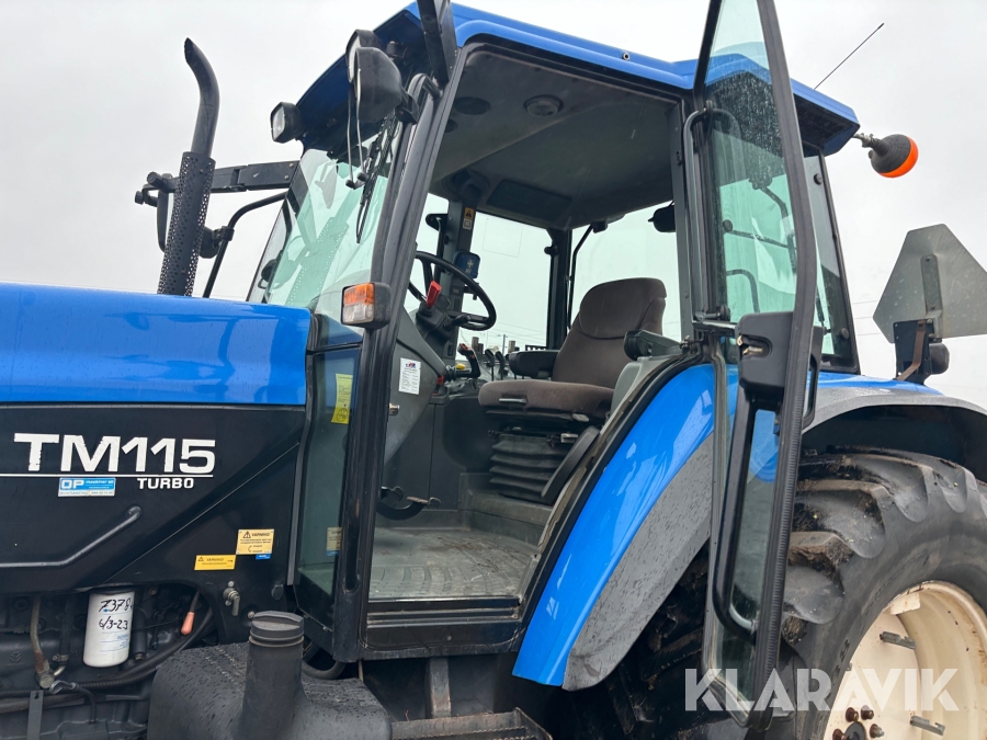 Traktor New Holland TM115, Kristianstad, Klaravik auktioner
