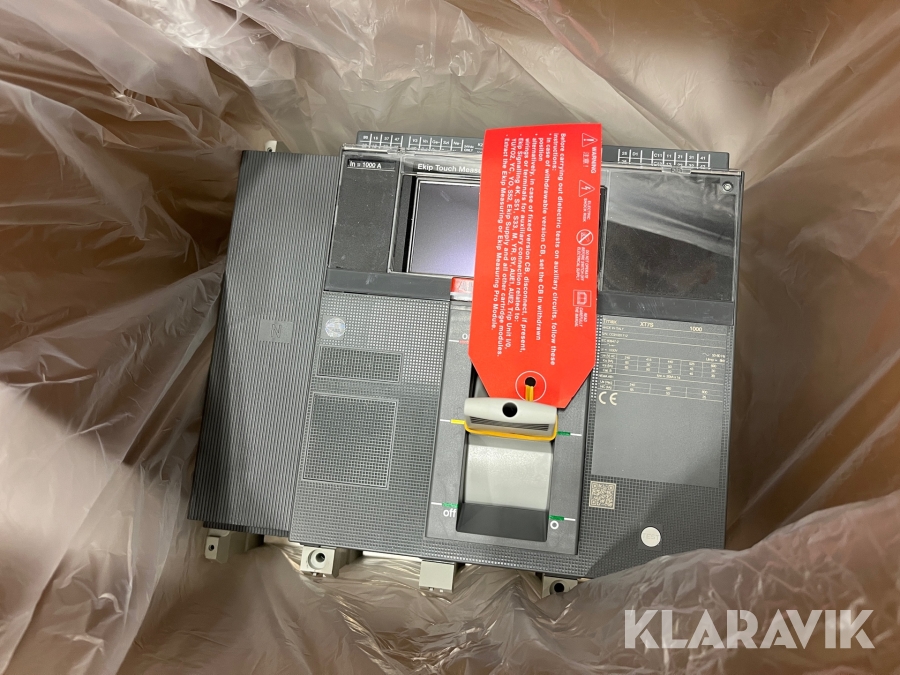 Effektbrytare 8 st ABB SACE Emax 2, Huddinge, Klaravik aukti