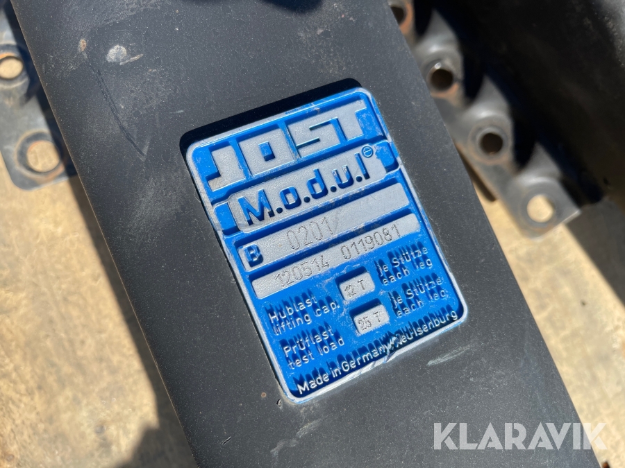 Stödben till trailer Jost B0201, Göteborg, Klaravik auktio