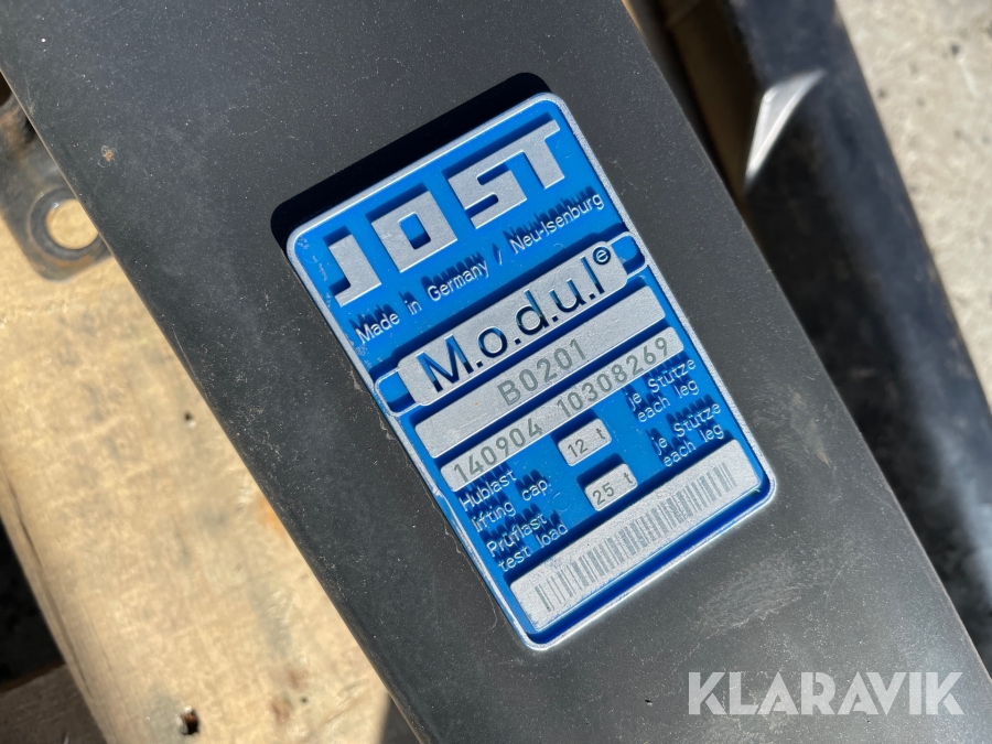 Stödben till trailer Jost B0201, Göteborg, Klaravik auktio