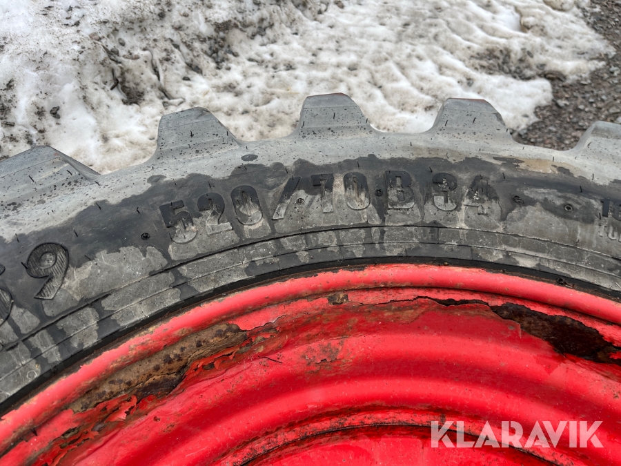 Entreprenadhjul Huddig, Mjölby, Klaravik auktioner