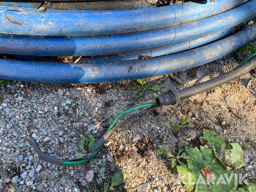 Vattenslang med elkabel Ca 50 meter, Strängnäs, Klaravik a