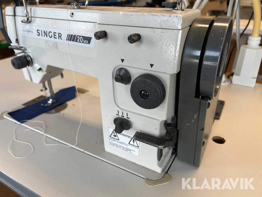 Industrisymaskin Singer 20 U53, Trollhättan, Klaravik auktio