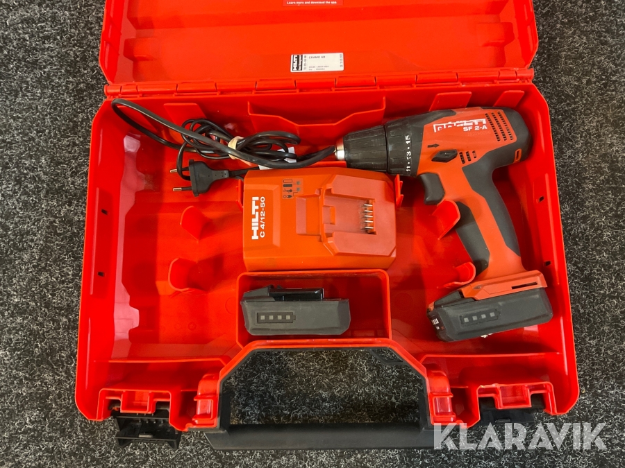 Borrskruvdragare Hilti SF 2-A , Jönköping, Klaravik auktione