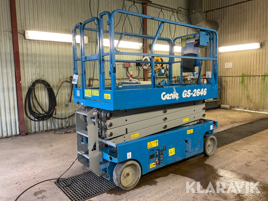 Saxlift Genie GS 2646, Jönköping, Klaravik auktioner