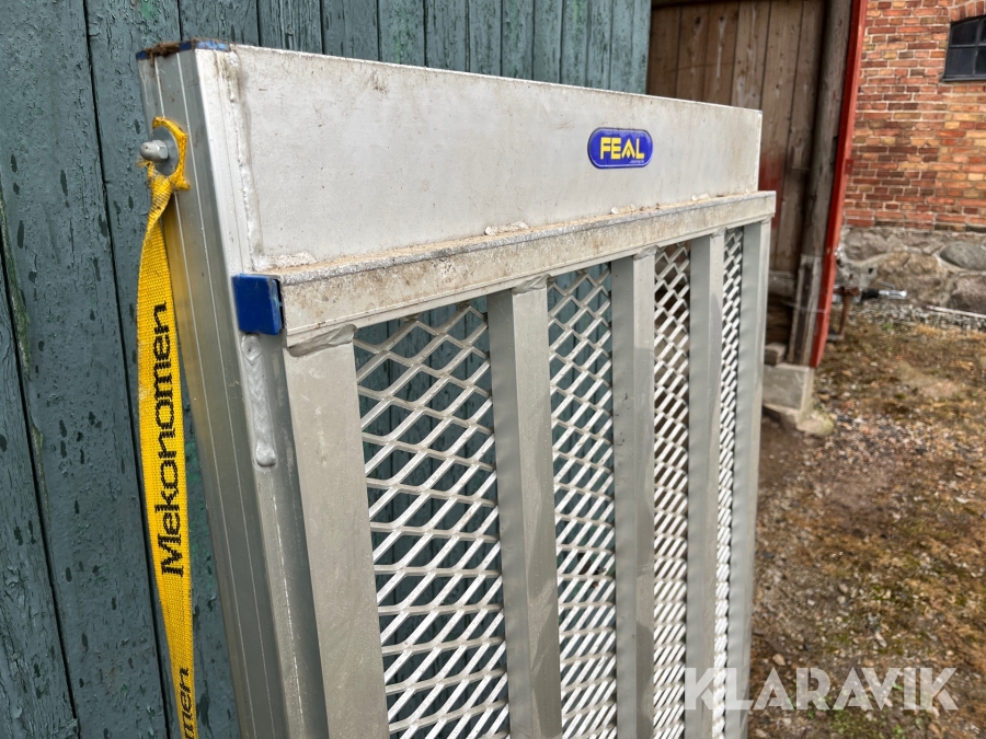 Aluminiumlastramp Feal, Eslöv, Klaravik auktioner