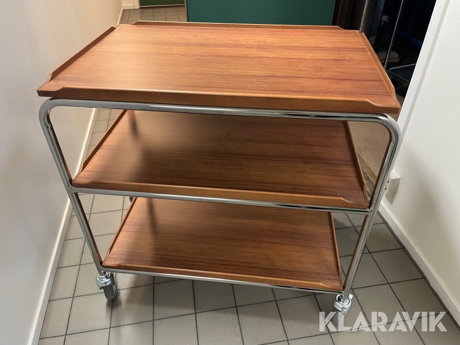 SERVERINGSBORD I TEAK 3 HYLLOR, HALLINS, Ödeshög, Klaravik a