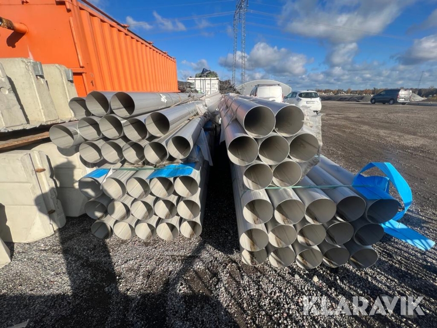 Diverse rostfria rör, Sigtuna, Klaravik auktioner