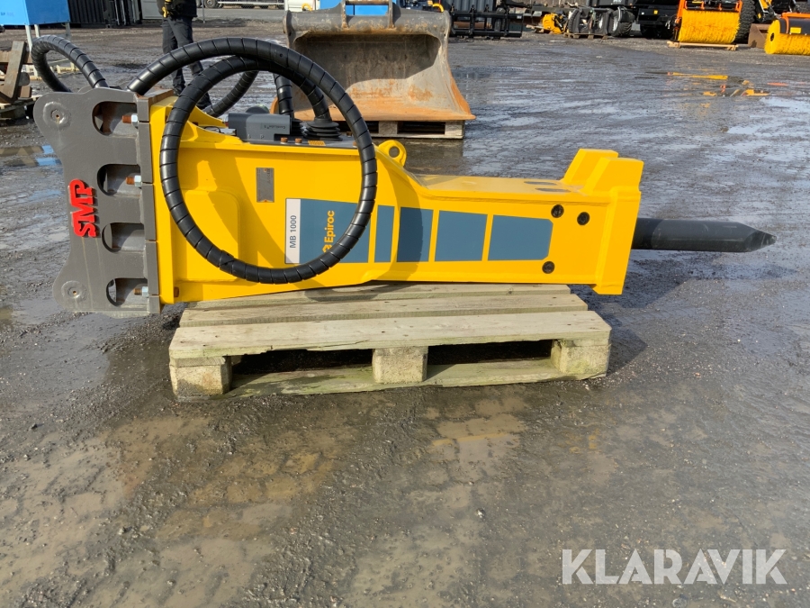 Hydraulhammare Epiroc MB 1000, Götene, Klaravik auktioner