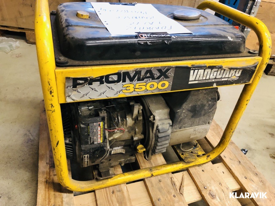 Klaravik Auktioner | Generator / Elverk Promax 3500