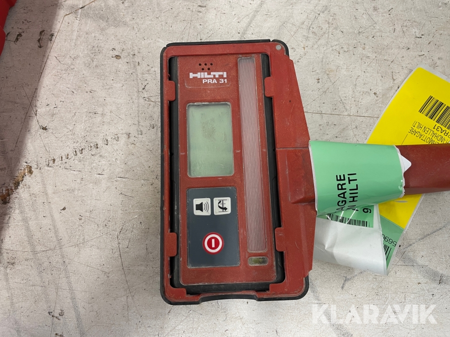 Planlaser & mottagare Hilti PR2-HS, PRA31, Svalöv, Klaravik