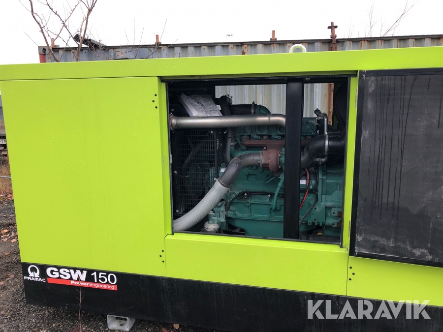 Klaravik Auktioner | Dieselgenerator Pramac GSW 150