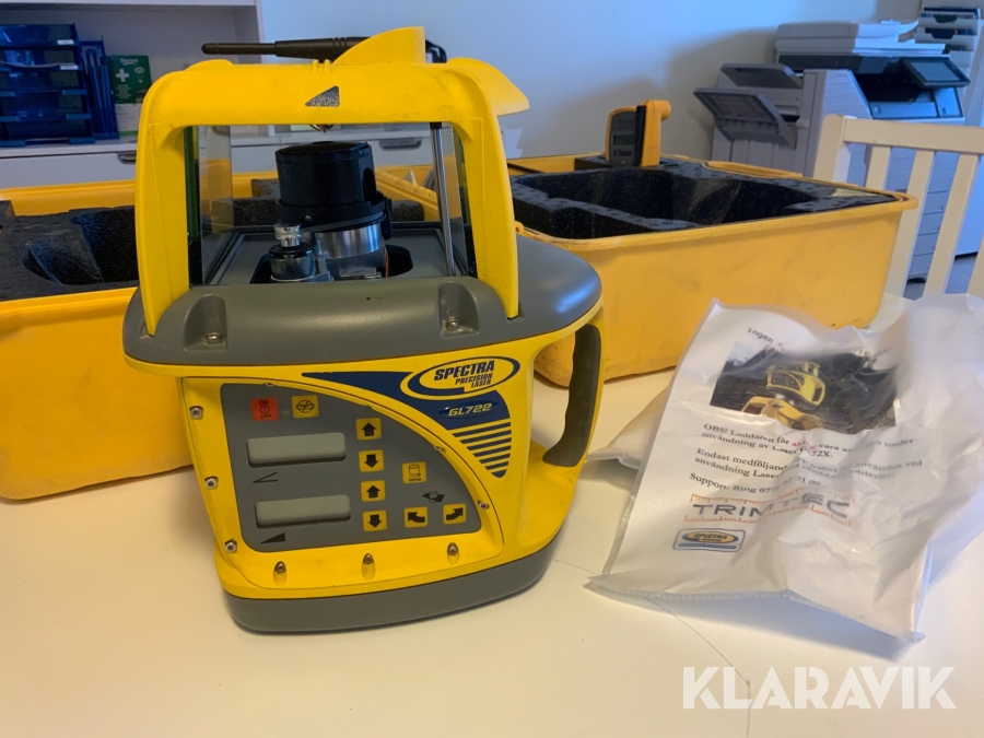 Laser tvåfalls Trimble Spectra GL722, Eskilstuna, Klaravik
