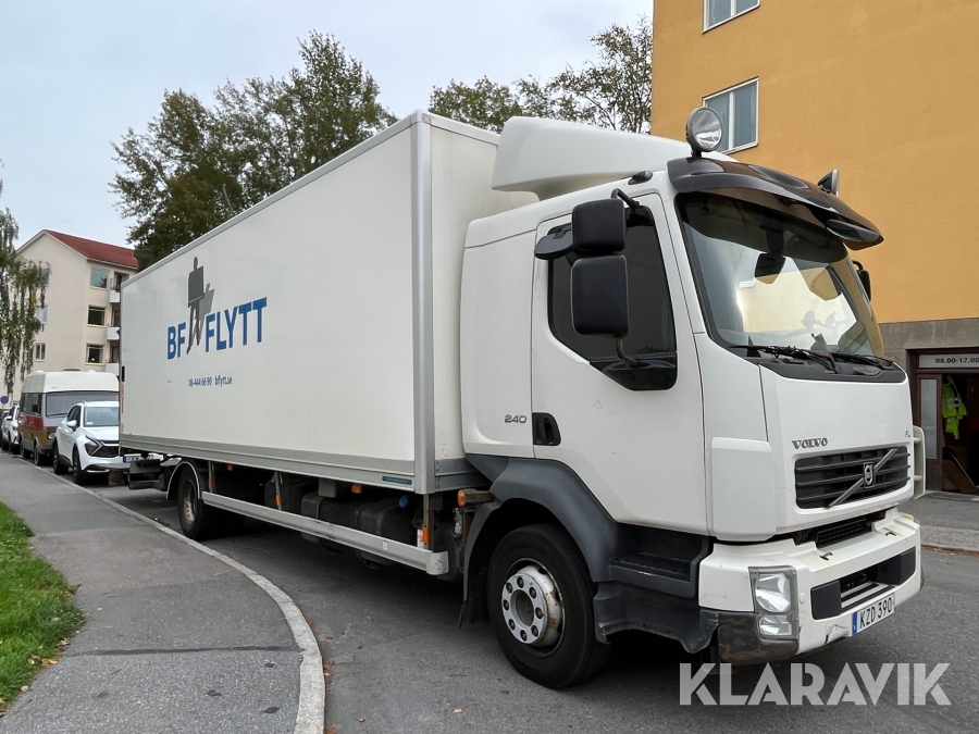Lastbil Volvo FL 4x2, Stockholm, Klaravik auktioner