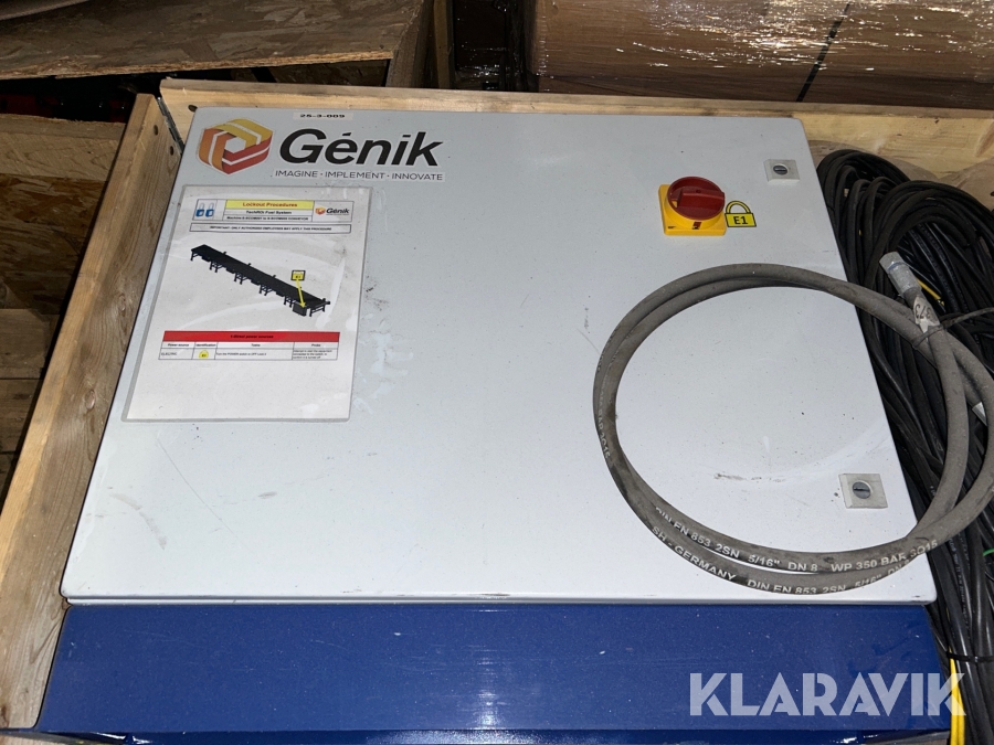 Transportband Genik TechRoi Fuel system, Trollhättan, Klarav