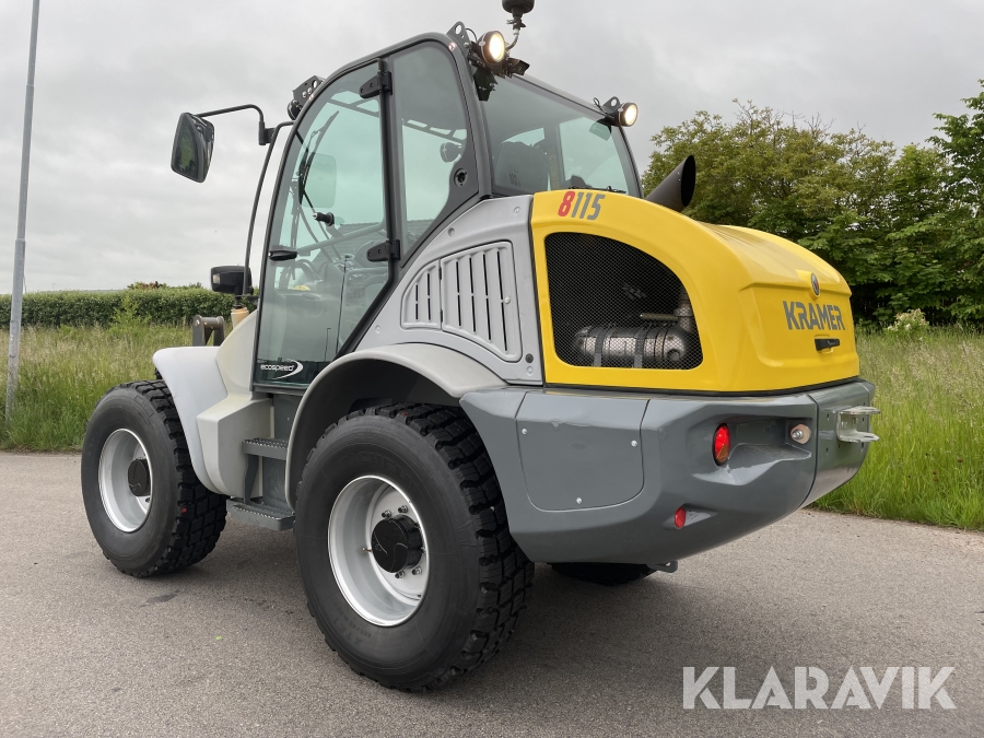 Hjullastare Kramer 8115, Höganäs, Klaravik auktioner