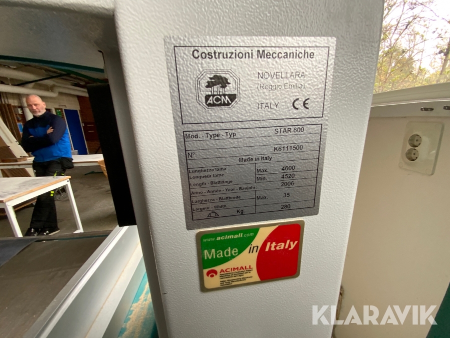 Bandsåg ACM Star 600, Karlskoga, Klaravik auktioner
