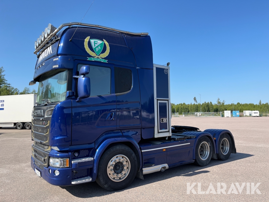 Dragbil Scania R580, Hylte, Klaravik auktioner