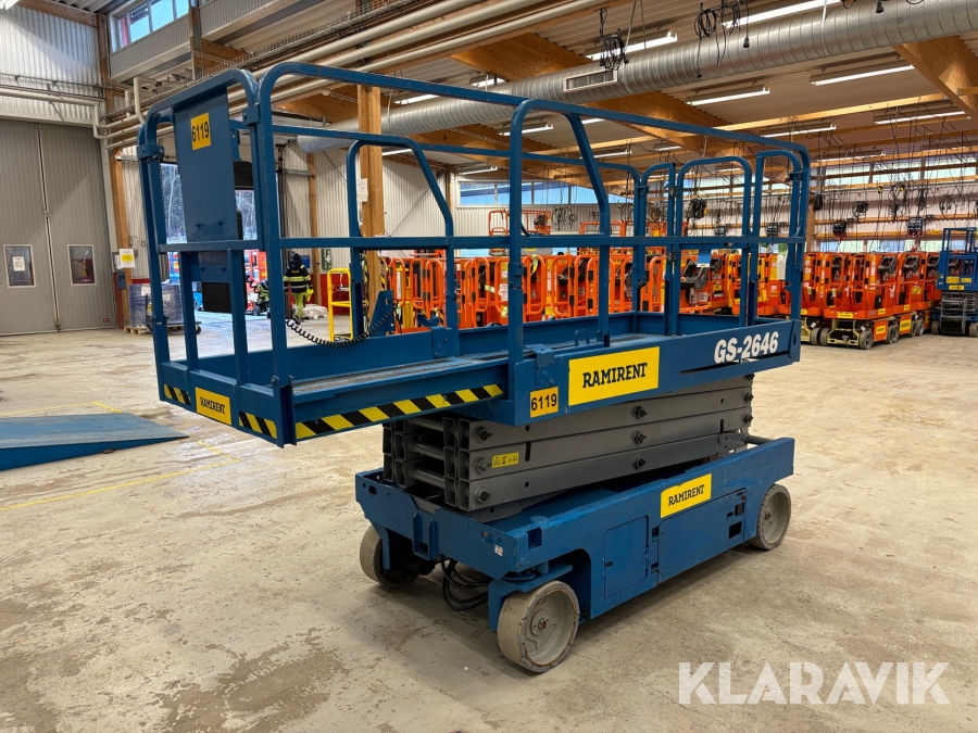 Saxlift Genie GS-2646, Järfälla, Klaravik auktioner