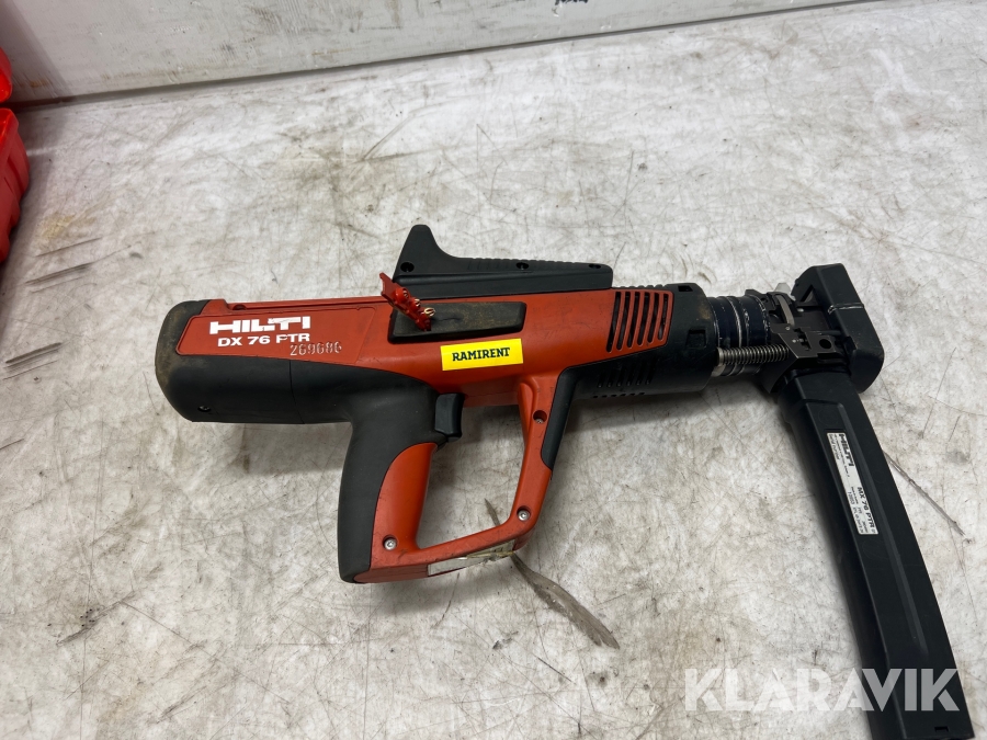 Bultpistol Hilti DX 76 PTR, Svalöv, Klaravik auktioner