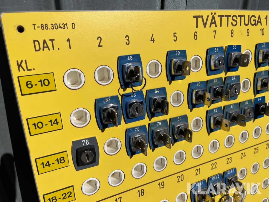 Bokningssystem för tvättstuga Electrolux, Falkenberg, Klarav
