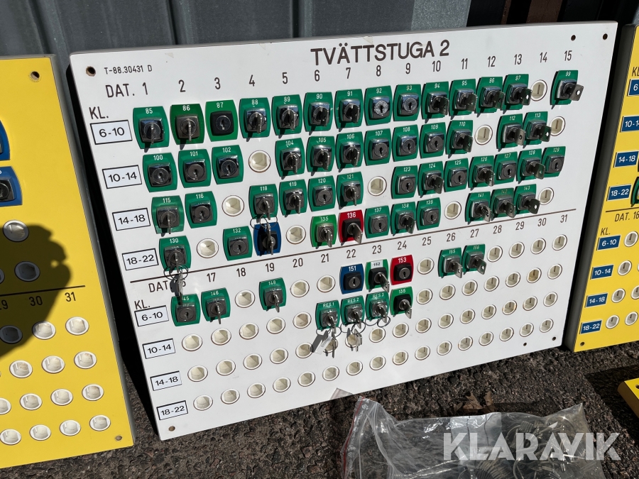 Bokningssystem för tvättstuga Electrolux, Falkenberg, Klarav