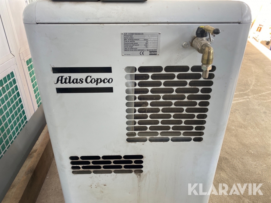 Kompressor Atlas Copco GA5FF, Norrtälje, Klaravik auktioner
