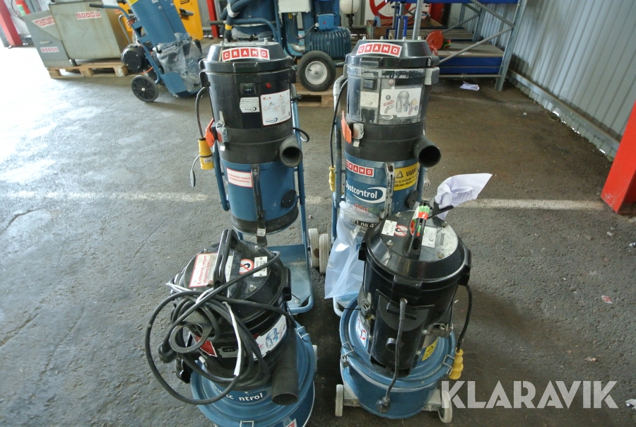 Byggdammsugare Dustcontrol DC1800 2st / DC2900 1st / DC 2800
