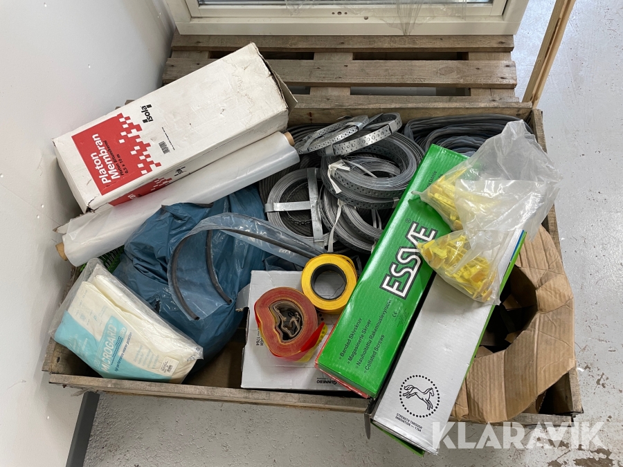 Byggmaterial, Grums, Klaravik auktioner