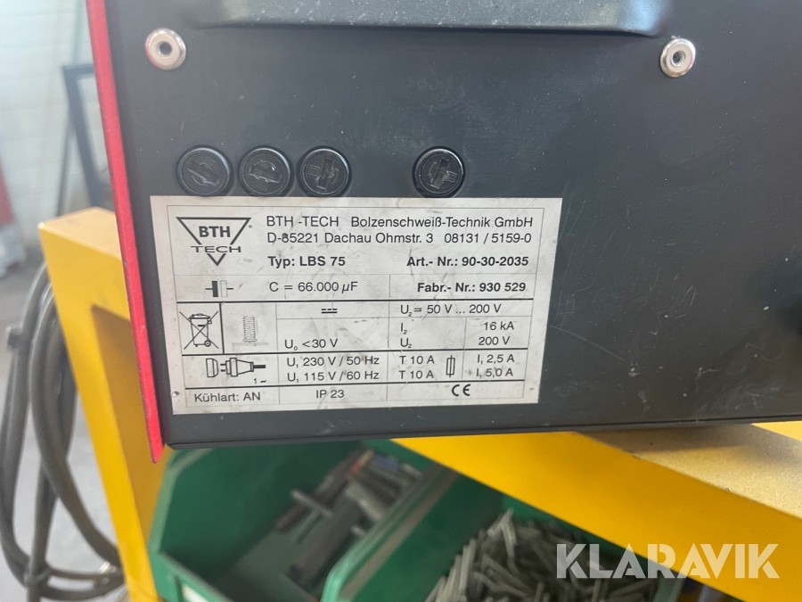 Svets BTH LBS75, Kil, Klaravik auktioner