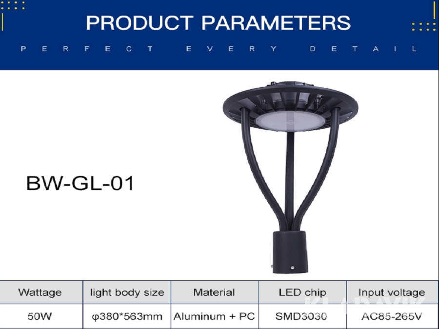 LED Parkbelysning 50W Epistar, Järfälla, Klaravik auktioner