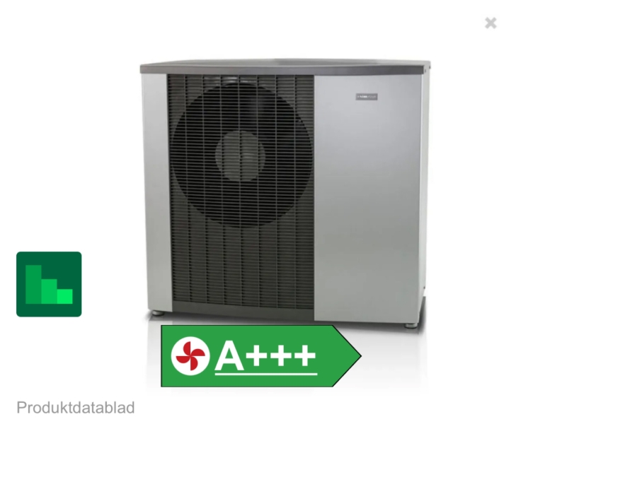 Luft/vatten-värmepump Nibe F2120-20, Hallstahammar, Klaravik