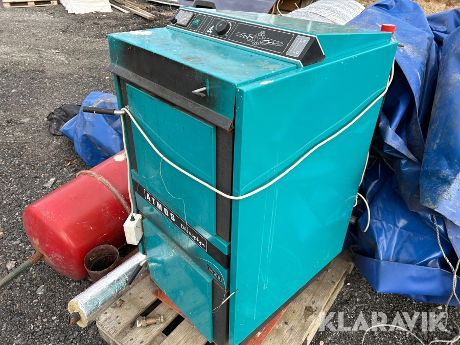 Vedpanna med ackumulatortankar Atmos DC 30 S, Uppsala, Klara