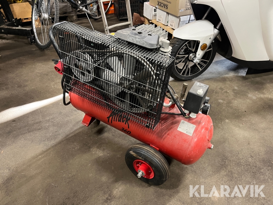 Kompressor Attack 360, Gävle, Klaravik auktioner